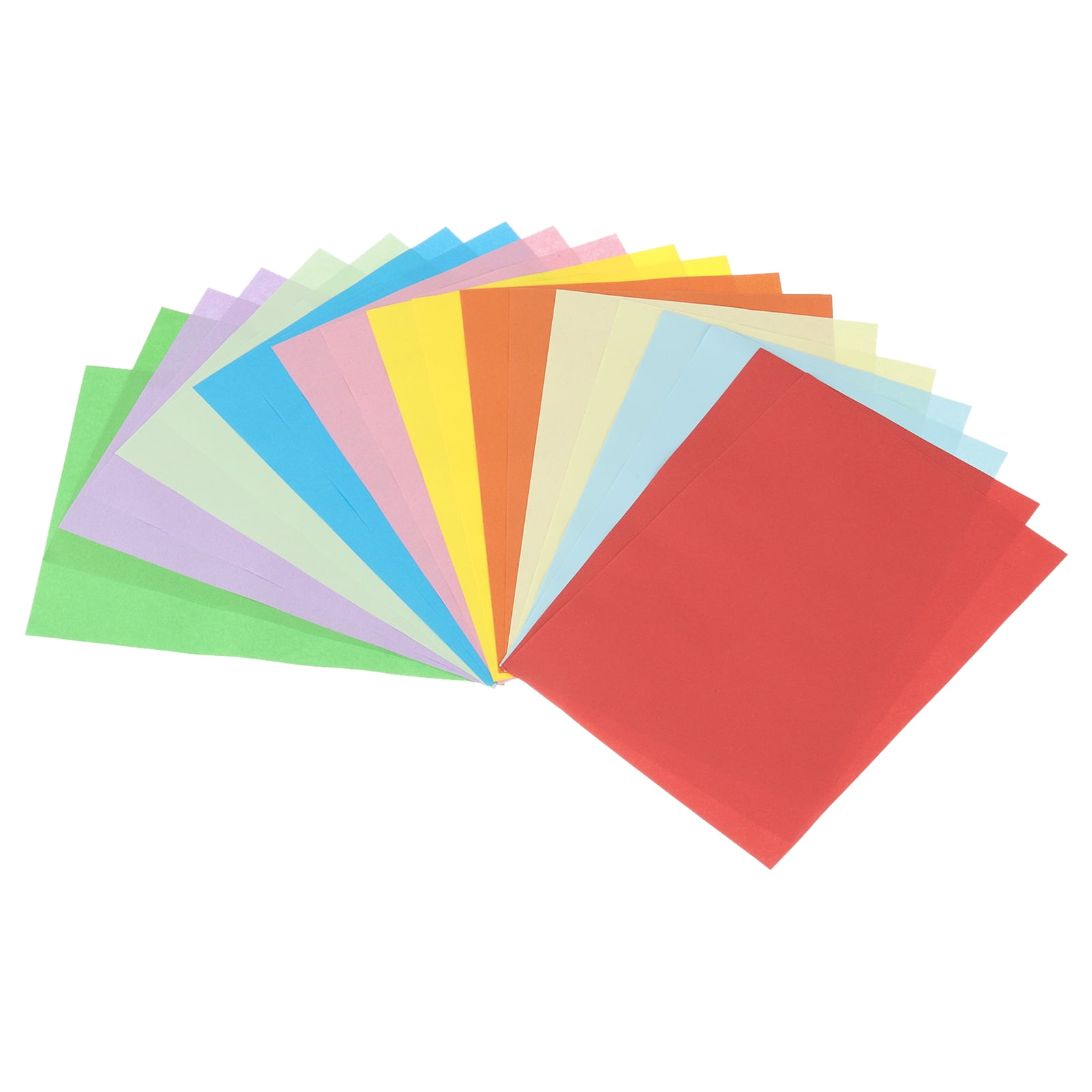 Uxcell Color Cardstock, Origami Cardstock Paper Sheets for Printing ...