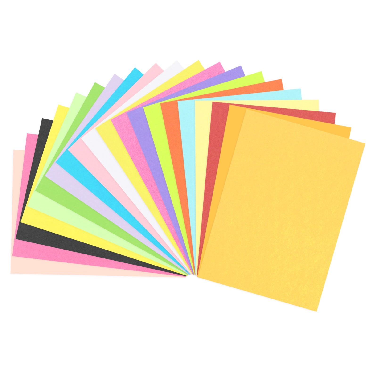 Uxcell Colored A4 Copy Paper, 200 Pcs Crafting Decorating Origami ...