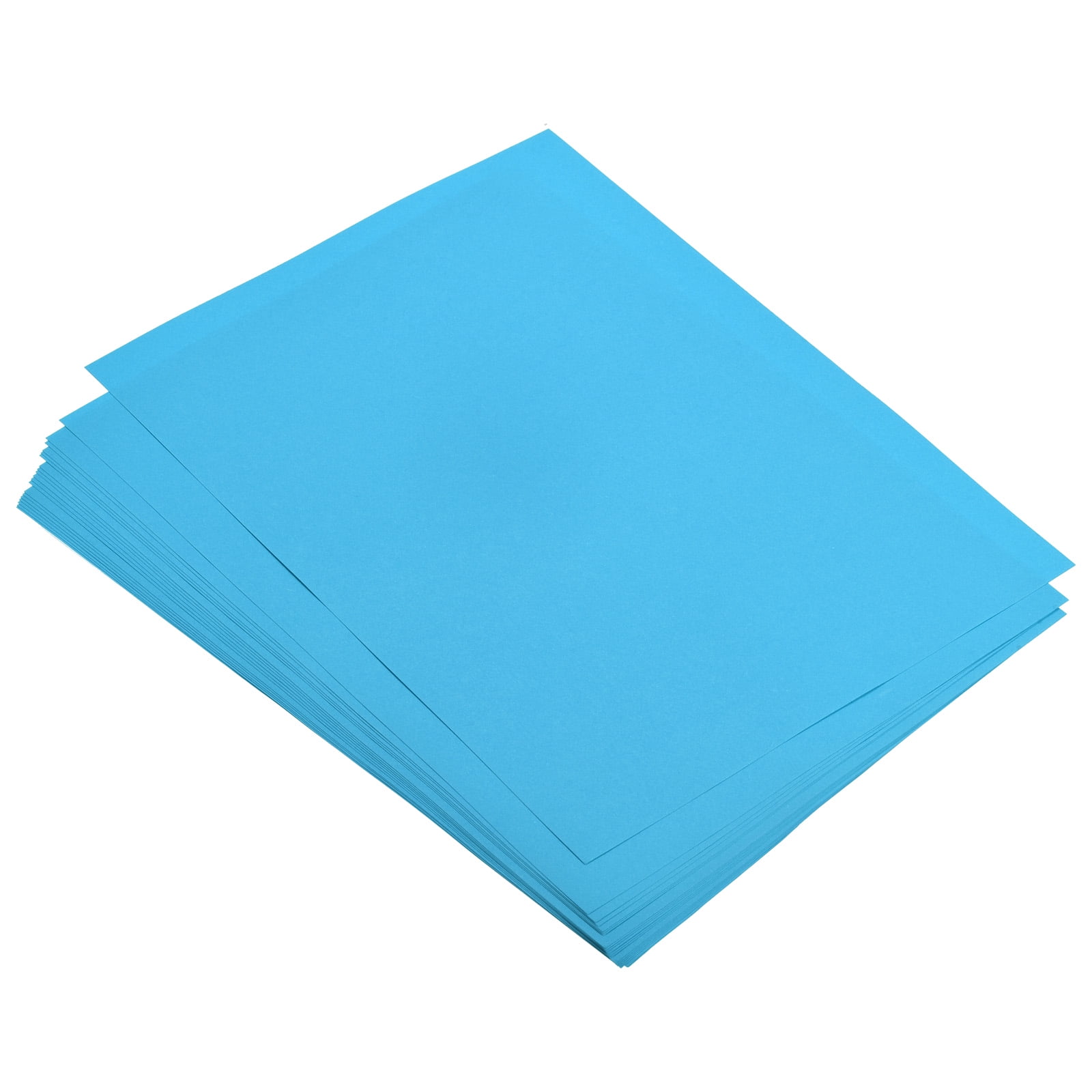 Uxcell Colored Copy Paper 8.3x11.7" 80gsm Lake Blue 25 Sheets - Walmart.com