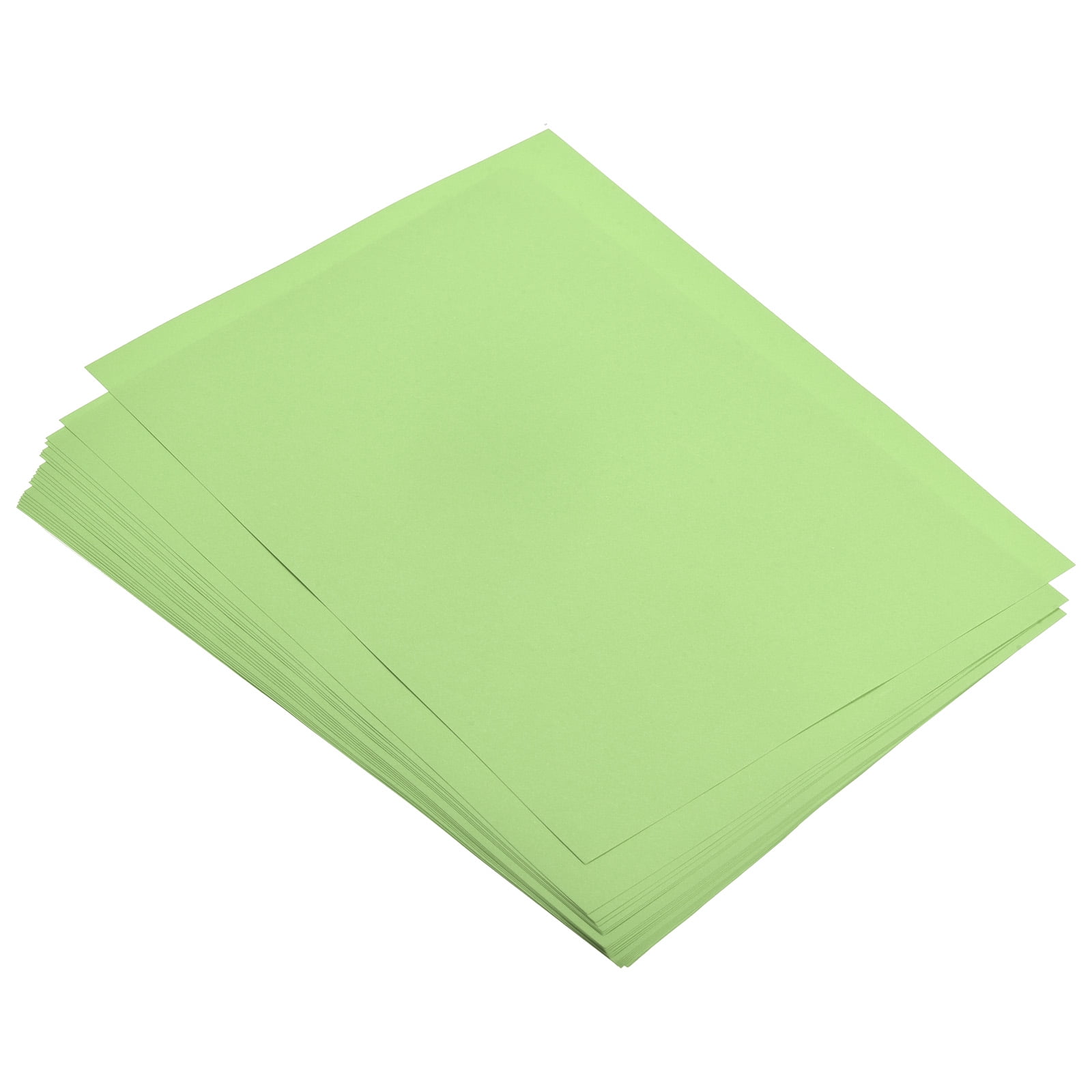 Uxcell Colored Copy Paper 8.3x11.7" 80gsm Light Green 25 Sheets ...