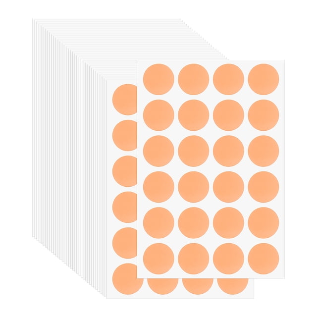 Uxcell Colored Dot Stickers Color Coding Blank Circle Label Adhesive ...