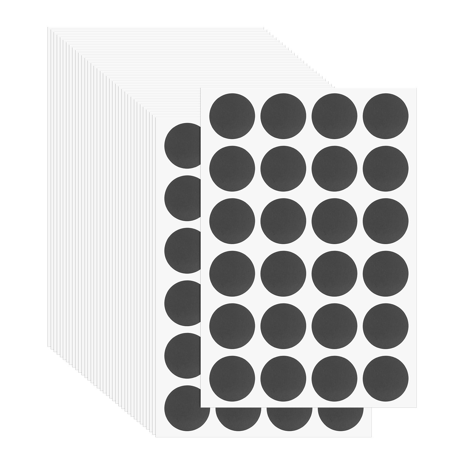 Uxcell Colored Dot Stickers Color Coding Blank Circle Label Adhesive ...