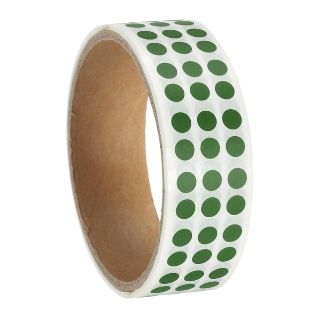 Uxcell Colored Dot Stickers Color Coding Blank Circle Labels Adhesive ...