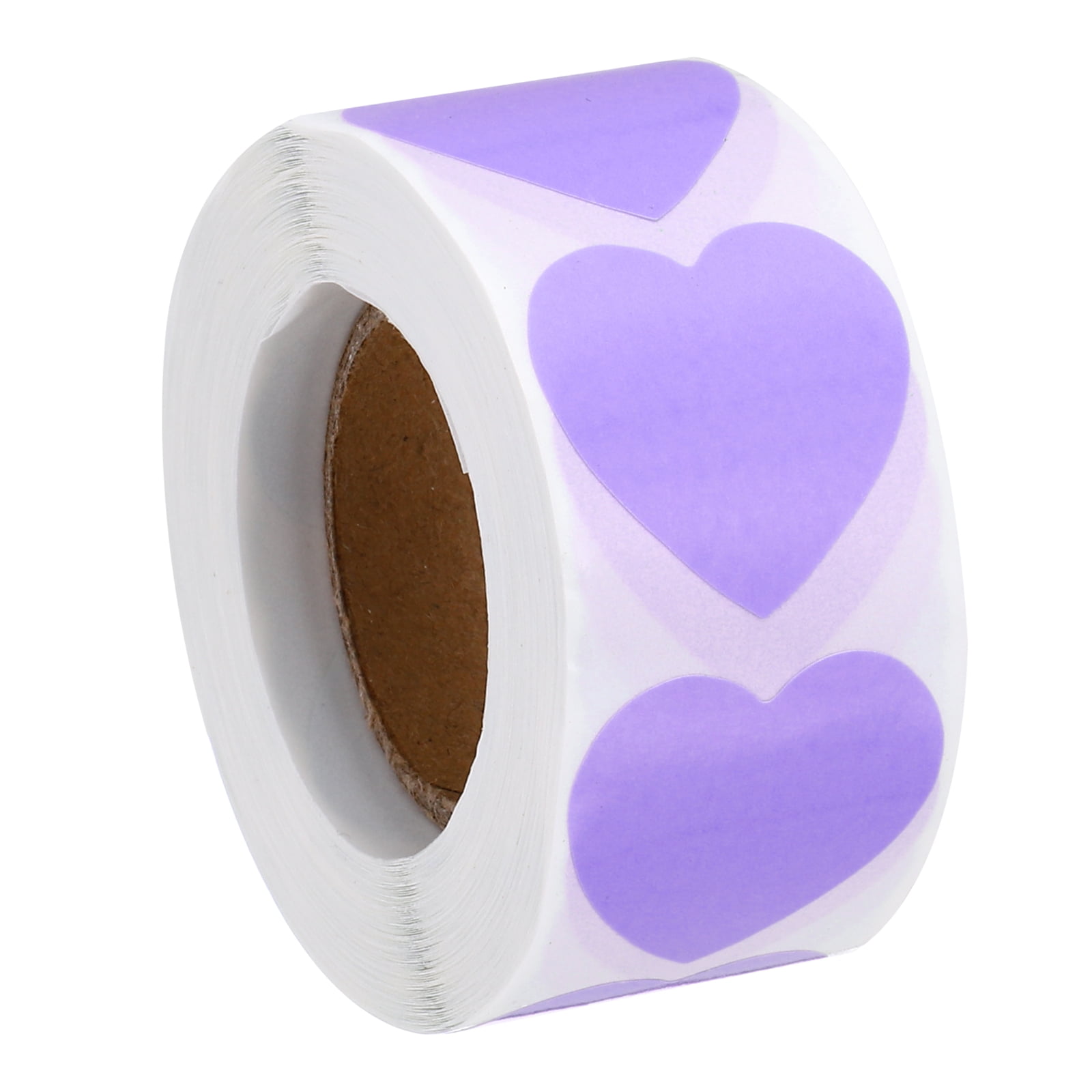 Uxcell Colored Heart Stickers, Color Coding Labels for Inventory Office ...