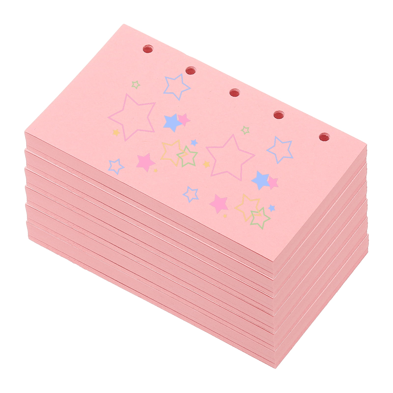 Uxcell Colored Loose Leaf Paper, 4.1" x 2.5"(A8) 300 Sheets 5 Holes ...