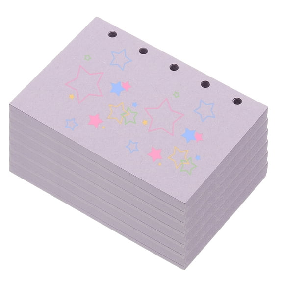 Uxcell Colored Loose Leaf Paper, 4.1" x 3"(A8) 300 Sheets 5 Holes ...