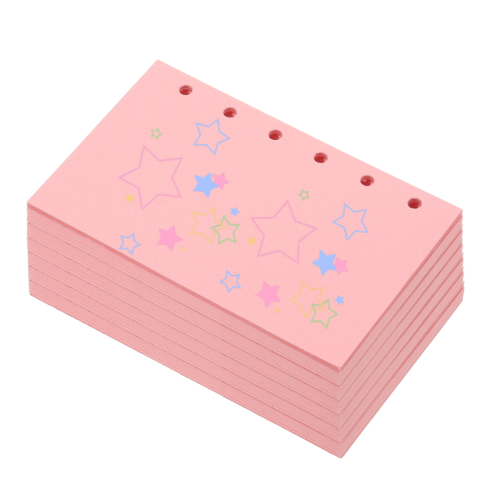 Uxcell Colored Loose Leaf Paper, 5" x 3.2"(A7) 300 Sheets 6 Holes ...
