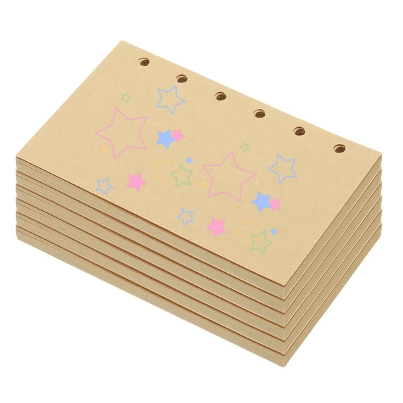 Uxcell Colored Loose Leaf Paper, 5" x 3.2"(A7) 300 Sheets 6 Holes ...