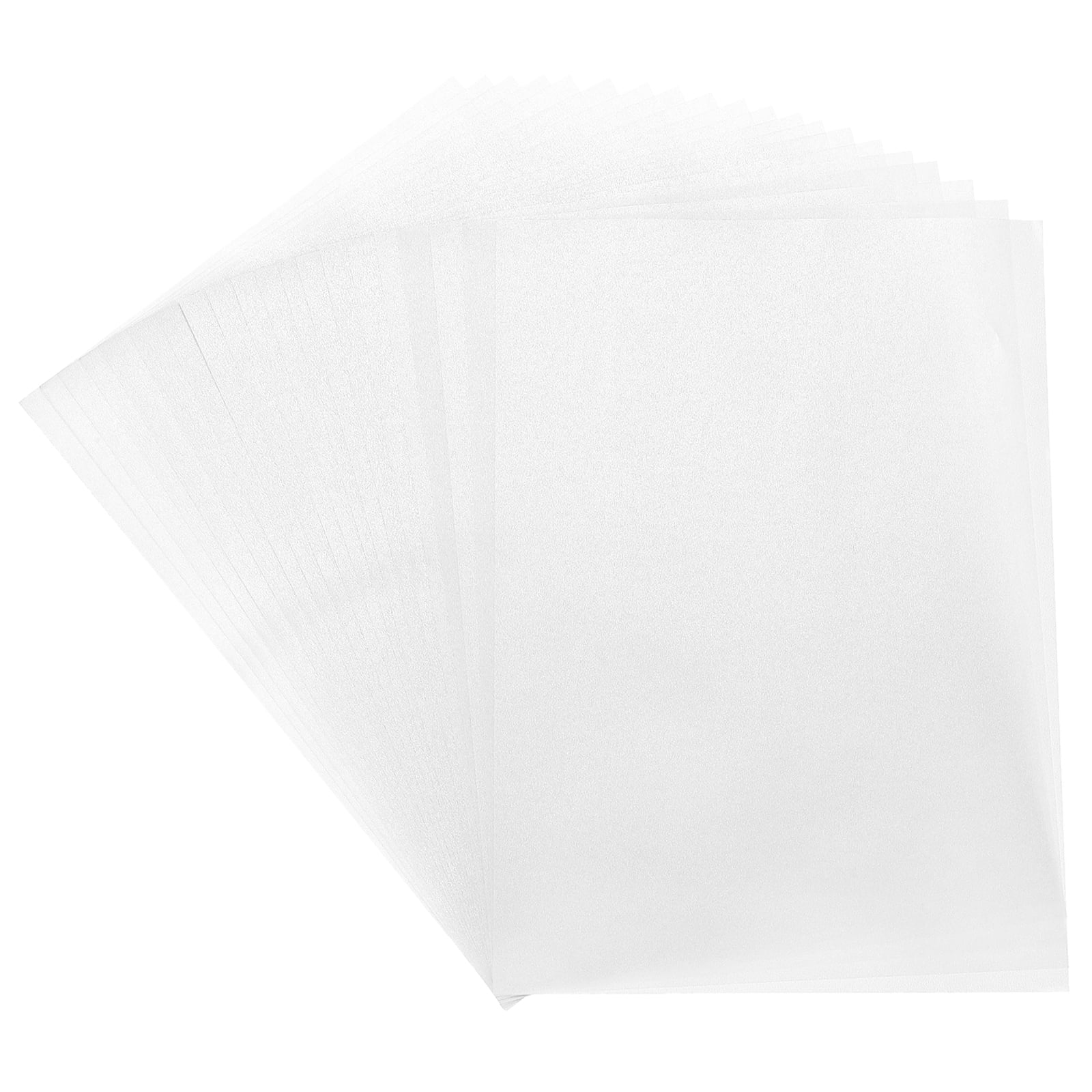 Uxcell Colored Vellum Paper, 20 Sheet Silver Transparency 8.5 x 11 ...