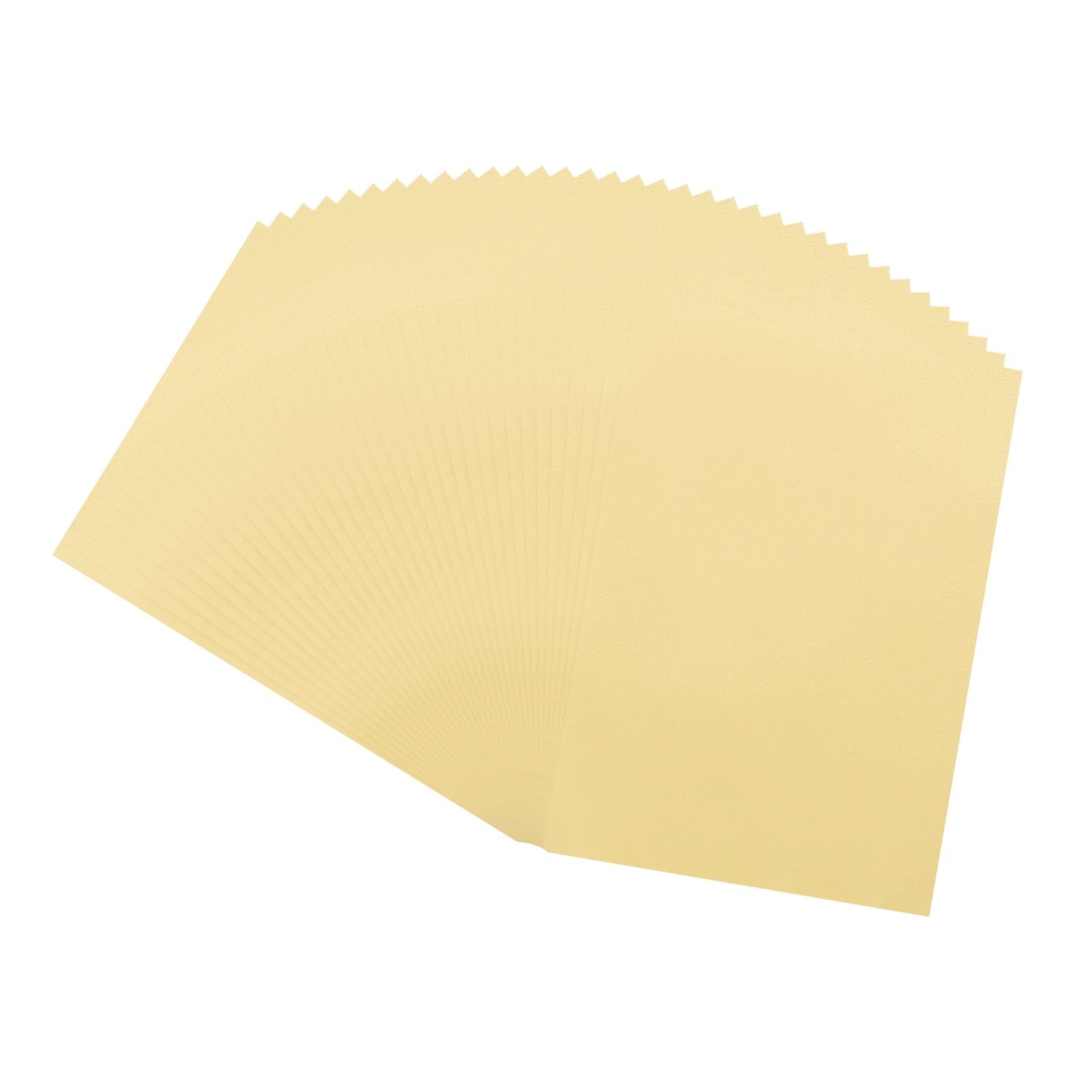 Uxcell Colored Vellum Paper, 50 Sheet Gold 5" x 7" Printable Vellum ...