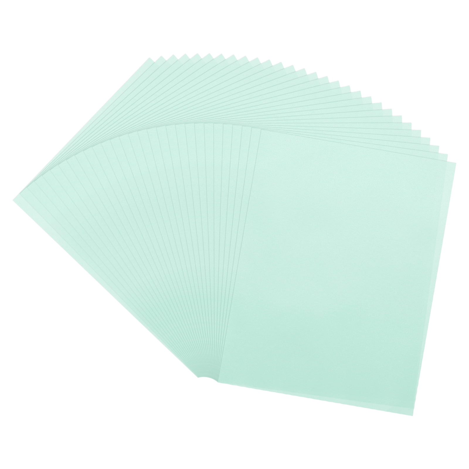 Uxcell Colored Vellum Paper, 60 Sheet Light Blue 8.5" x 11" Printable ...