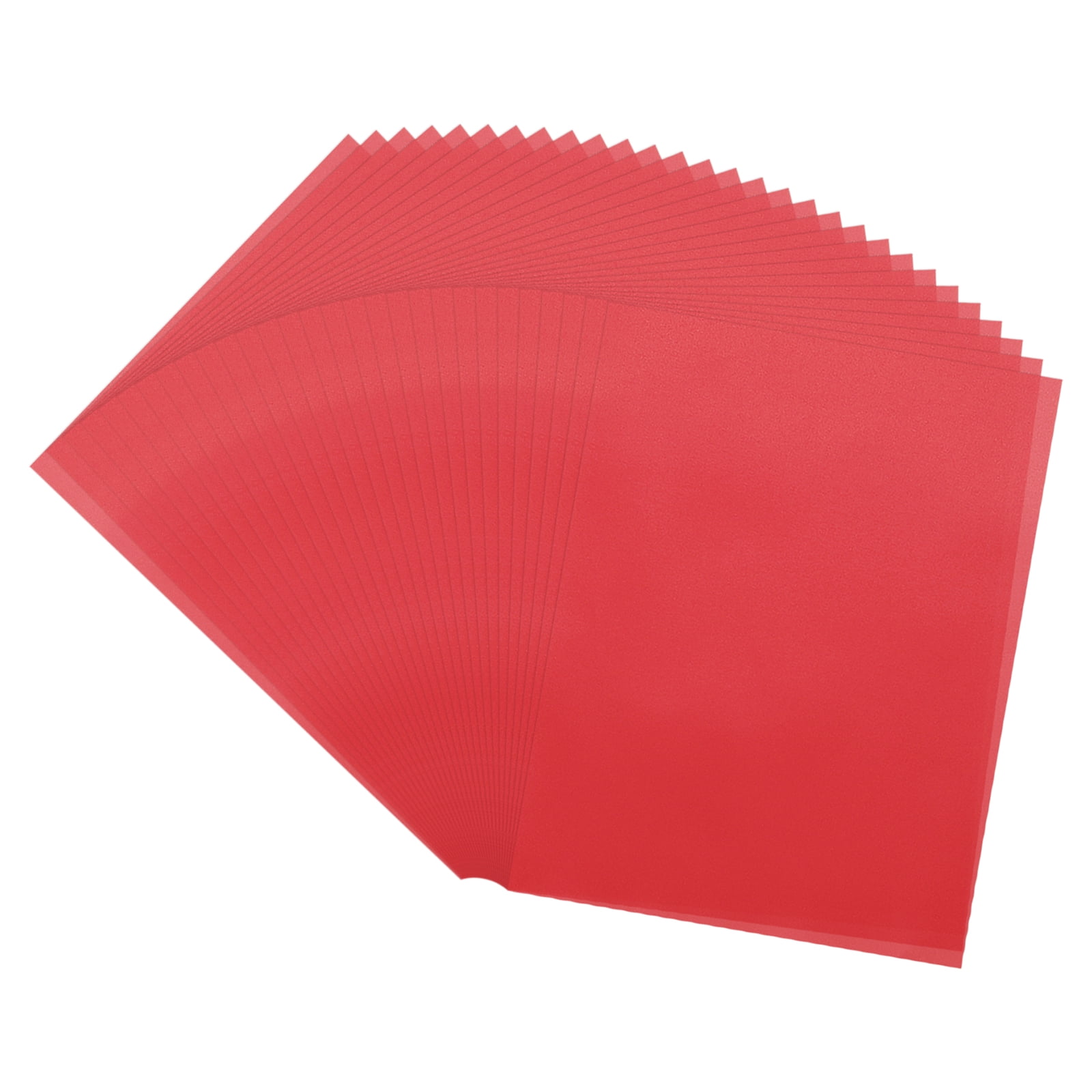 Uxcell Colored Vellum Paper, 60 Sheet Red 8.5