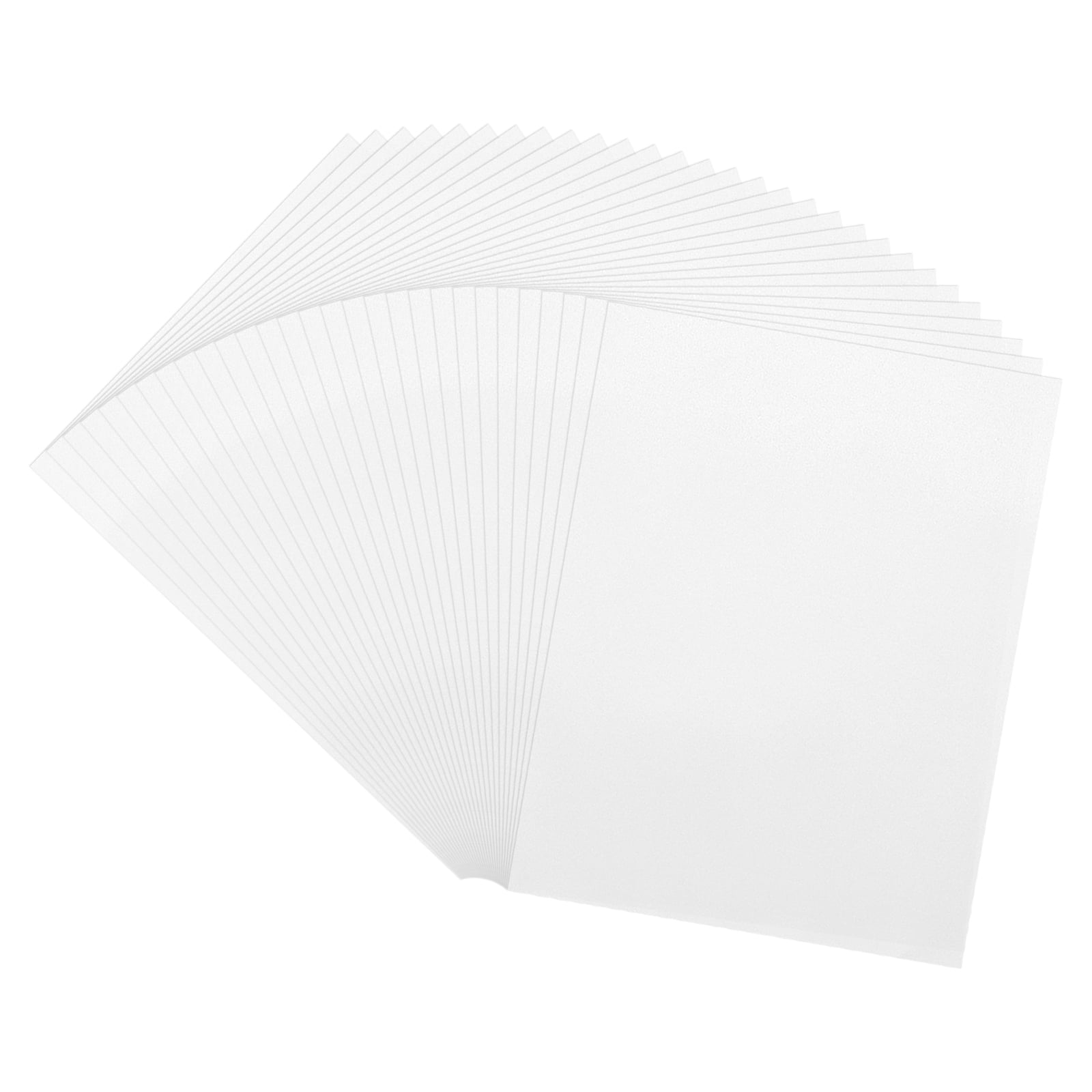 Uxcell Colored Vellum Paper, 60 Sheet Silver 8.5" x 11" Printable ...