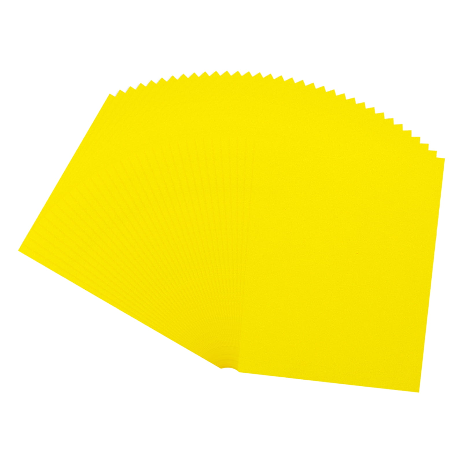 Uxcell Colored Vellum Paper, 60 Sheet Yellow 8.5" x 11" Printable ...