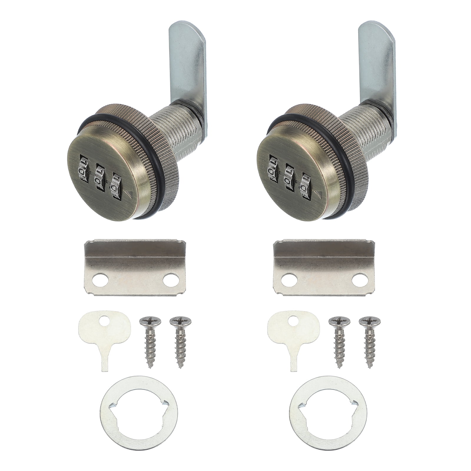 Uxcell Combination Cabinet Cam Lock Alloy Password Coded Cylinder for ...