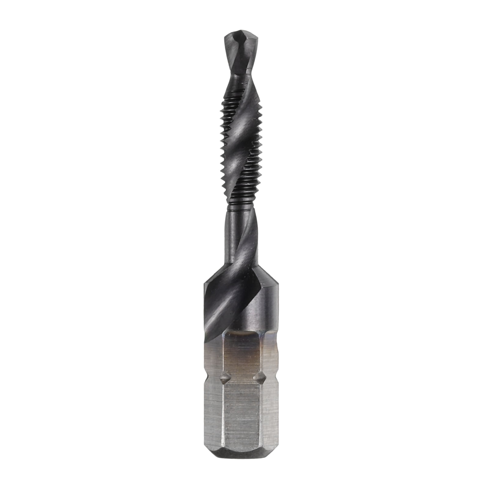 Uxcell Combination Drill and Tap Bits Metric M4 x 0.7 Thread TiAlN ...