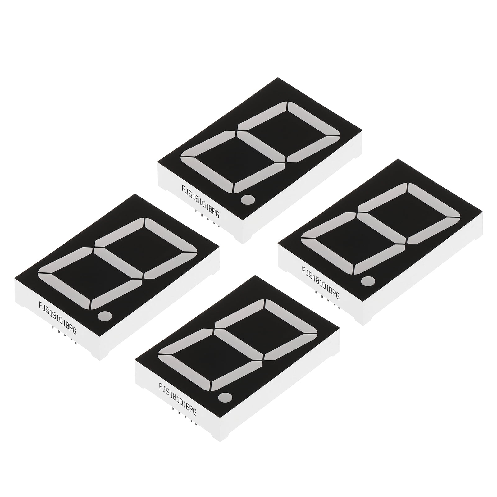 Uxcell Common Anode 7 Segment 10 Pin 1 Digit 6V LED Display Digital ...