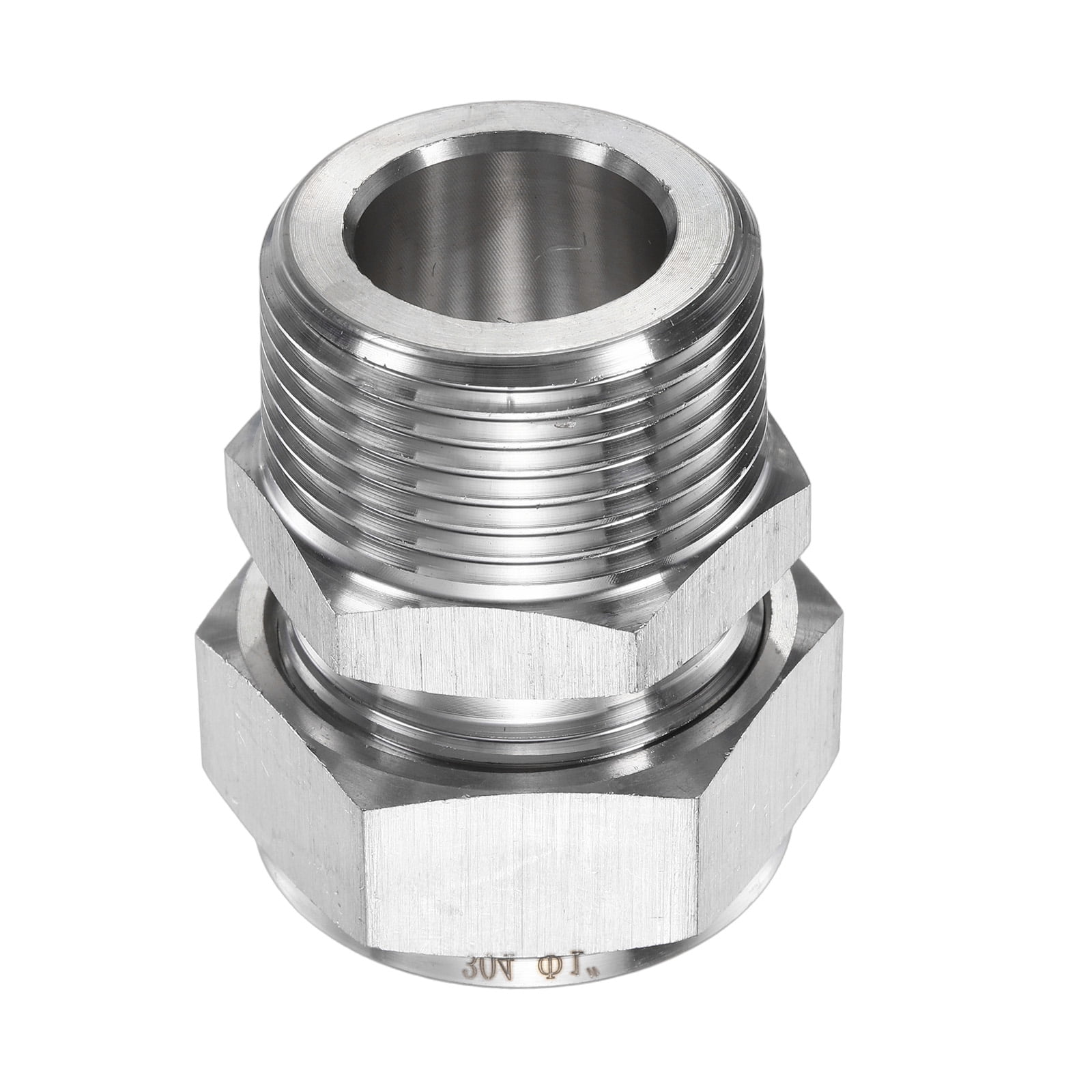 Uxcell Compression Fitting 1" OD x 1" NPT Male Stainless Steel Coupler Adapter - Walmart.com