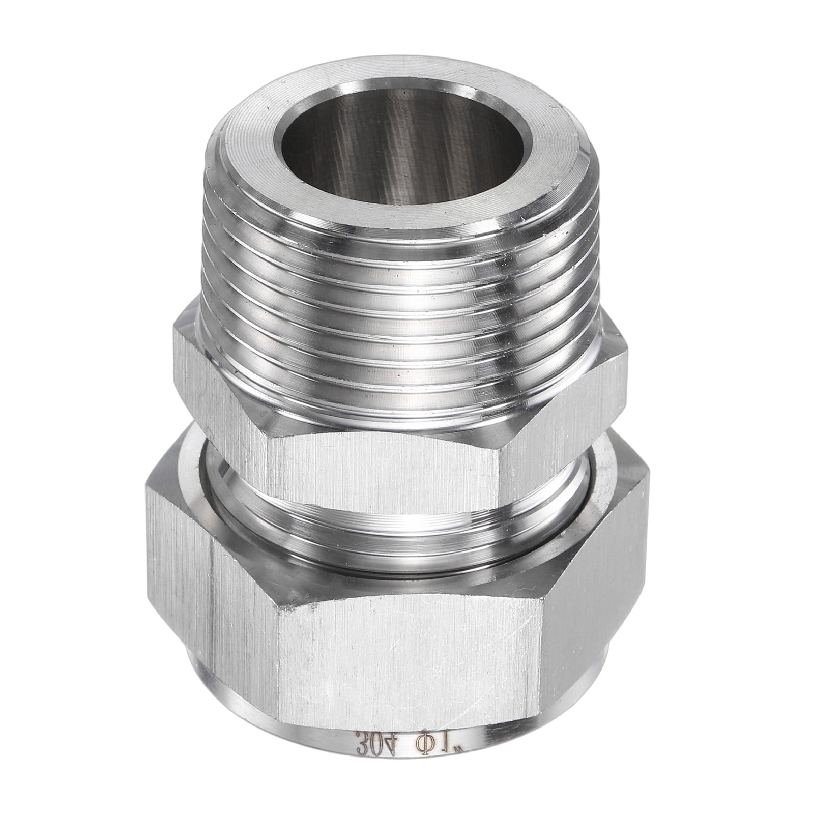 Uxcell Compression Fitting 1" OD x 1" PT Male Stainless Steel Coupler ...