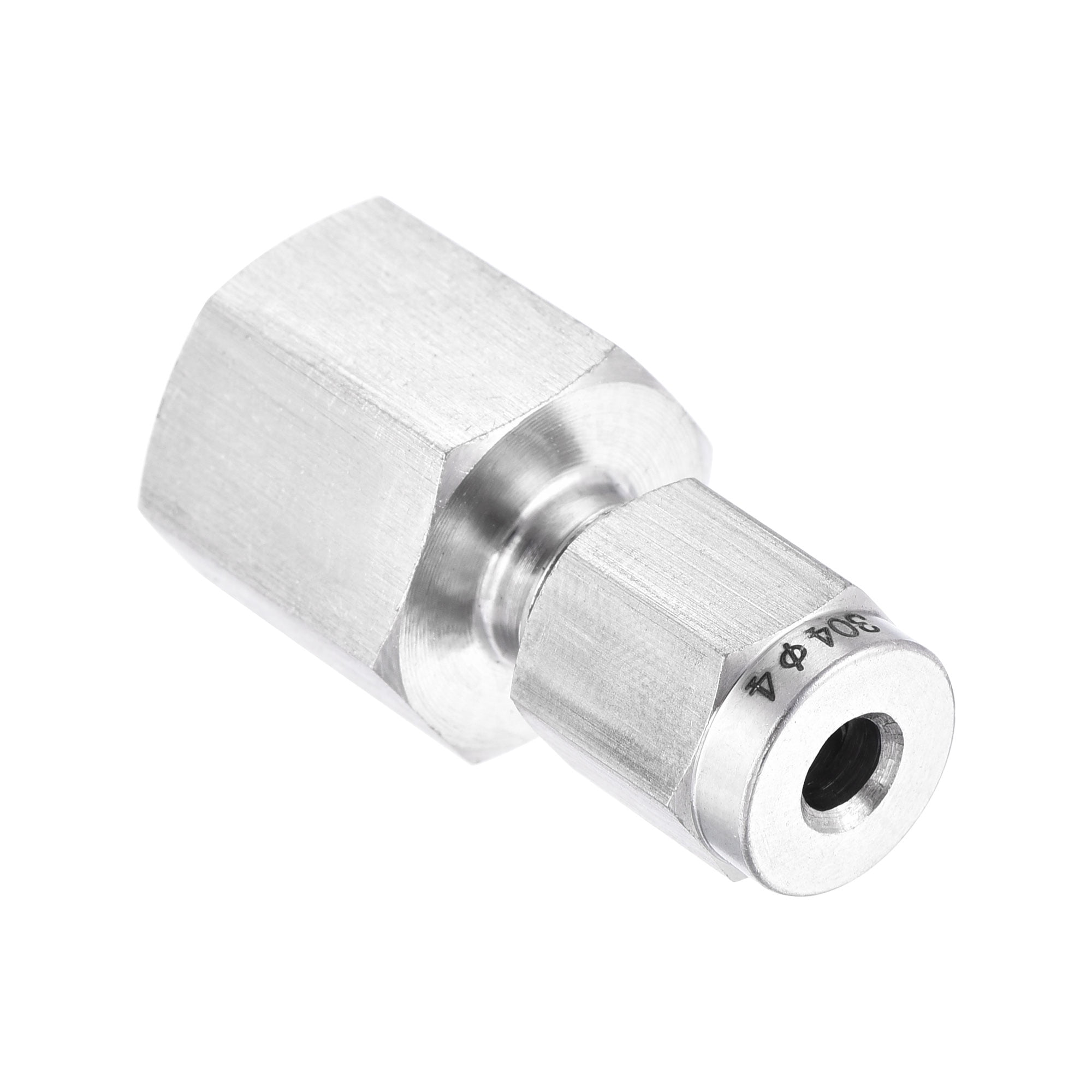 Uxcell Compression Tube Fitting Female Tube Straight Coupling Adapter ...