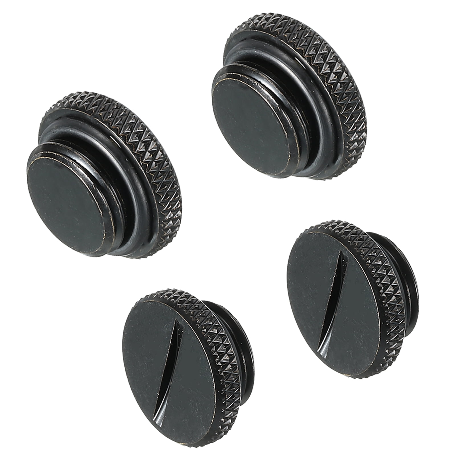 Uxcell Computer Water Cooling Plug Fitting G1/4" Black for PC Water ...