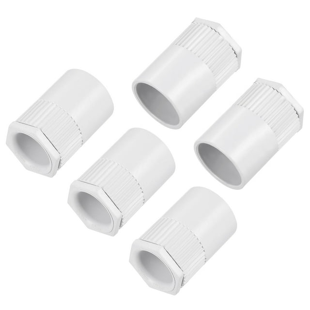 Uxcell Conduit Adaptor Male PVC Lock Nut 15mm Hole Dia Seal Connect ...