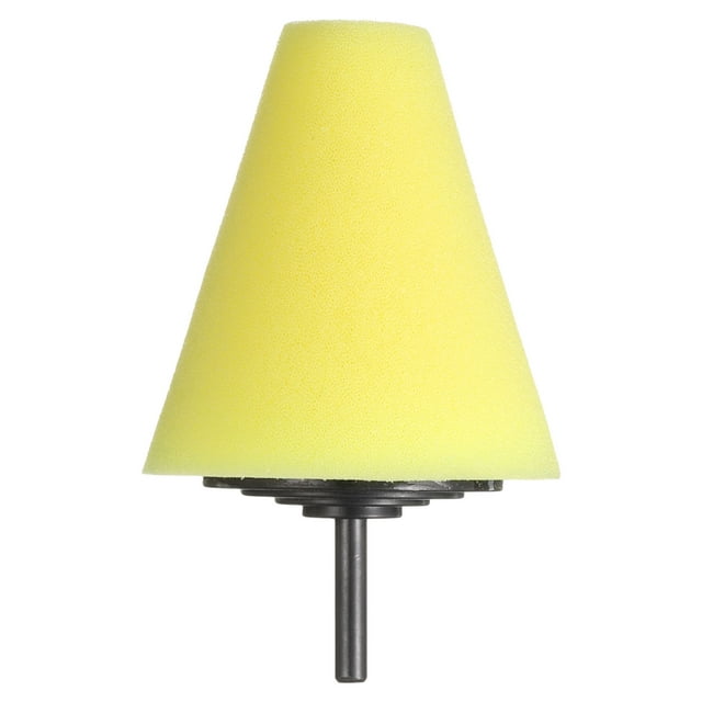 Uxcell Cone Buffing Polishing Pads Medium Cut Sponge Car Wheel ...