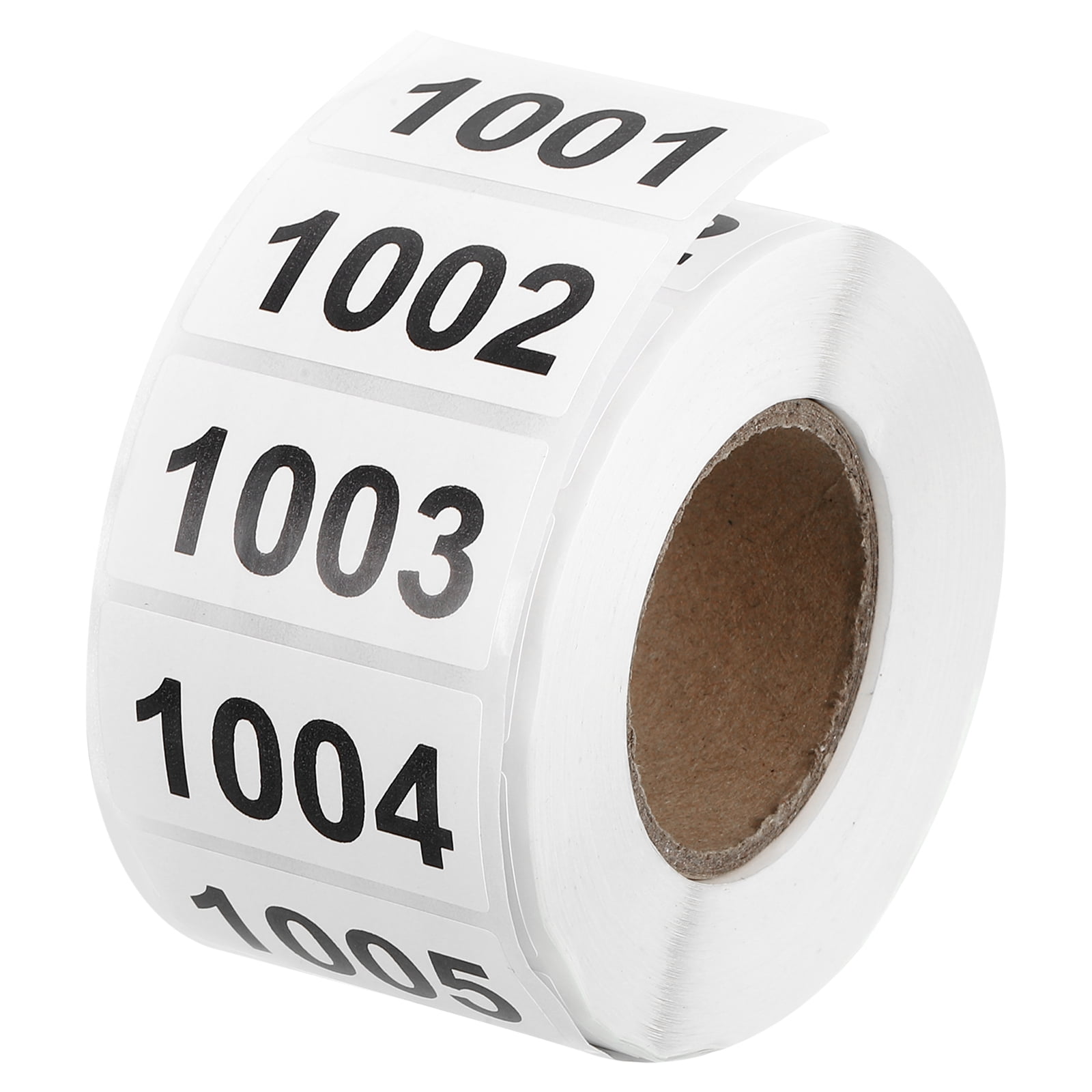 Uxcell Consecutive Number Stickers, 1001-2000 Inventory Label Numbers ...