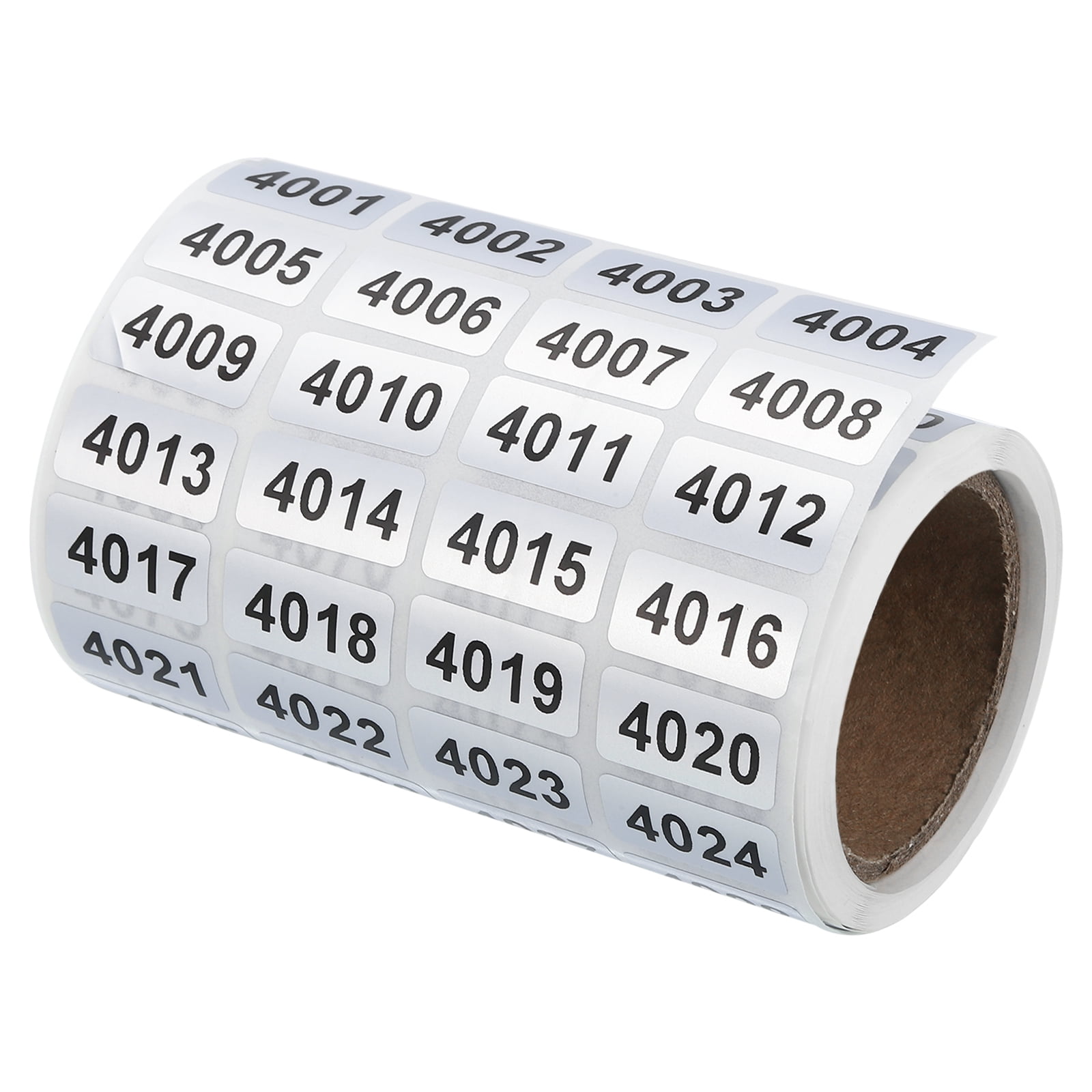 Uxcell Consecutive Number Stickers, 4001-6000 Inventory Label Numbers ...