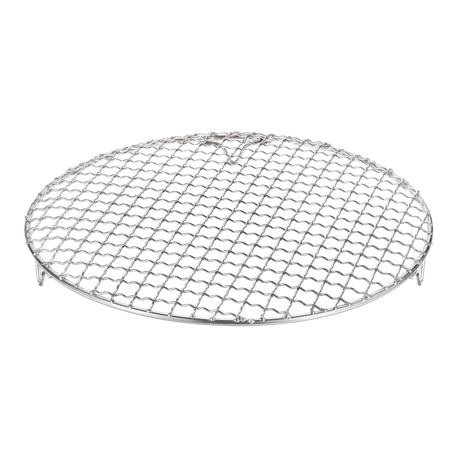 Uxcell Cooling Rack, 10.4" Round Stainless Steel Baking Rack with 20mm ...