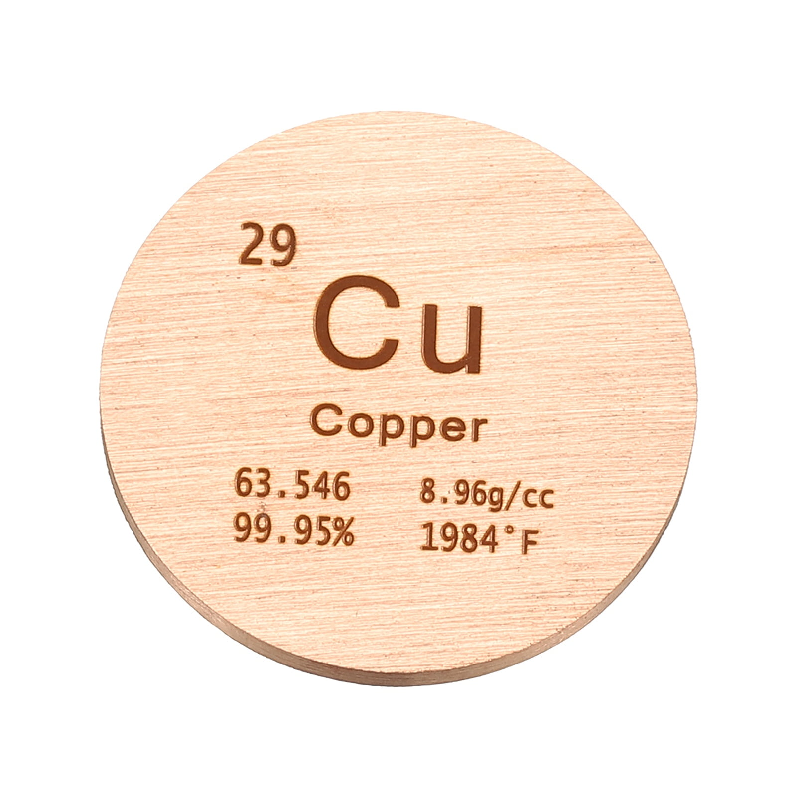 Uxcell Copper Disc, 1 inch Cu Density Circle Sheets Plates High Density ...