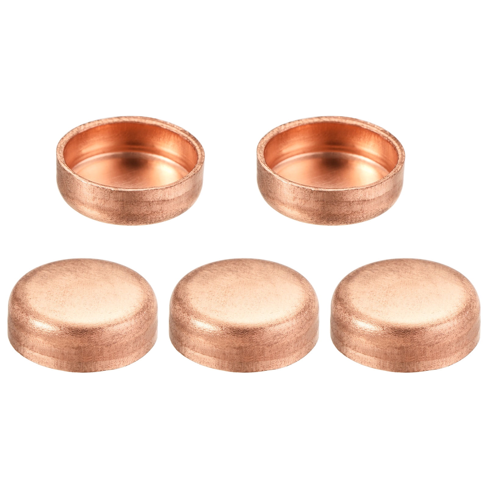 Uxcell Copper End Cap Pipe Fitting Sweat Plug Connection for Water Pipe ...