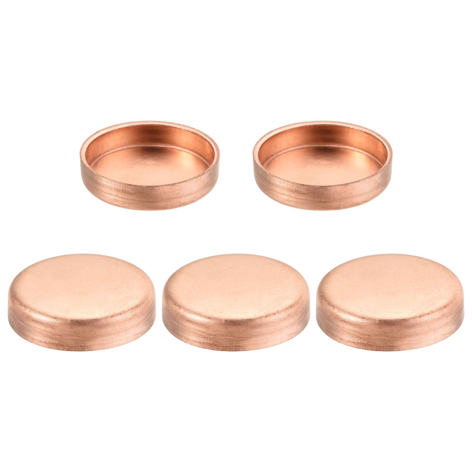 Uxcell Copper End Cap Pipe Fitting Sweat Plug Connection for Water Pipe ...