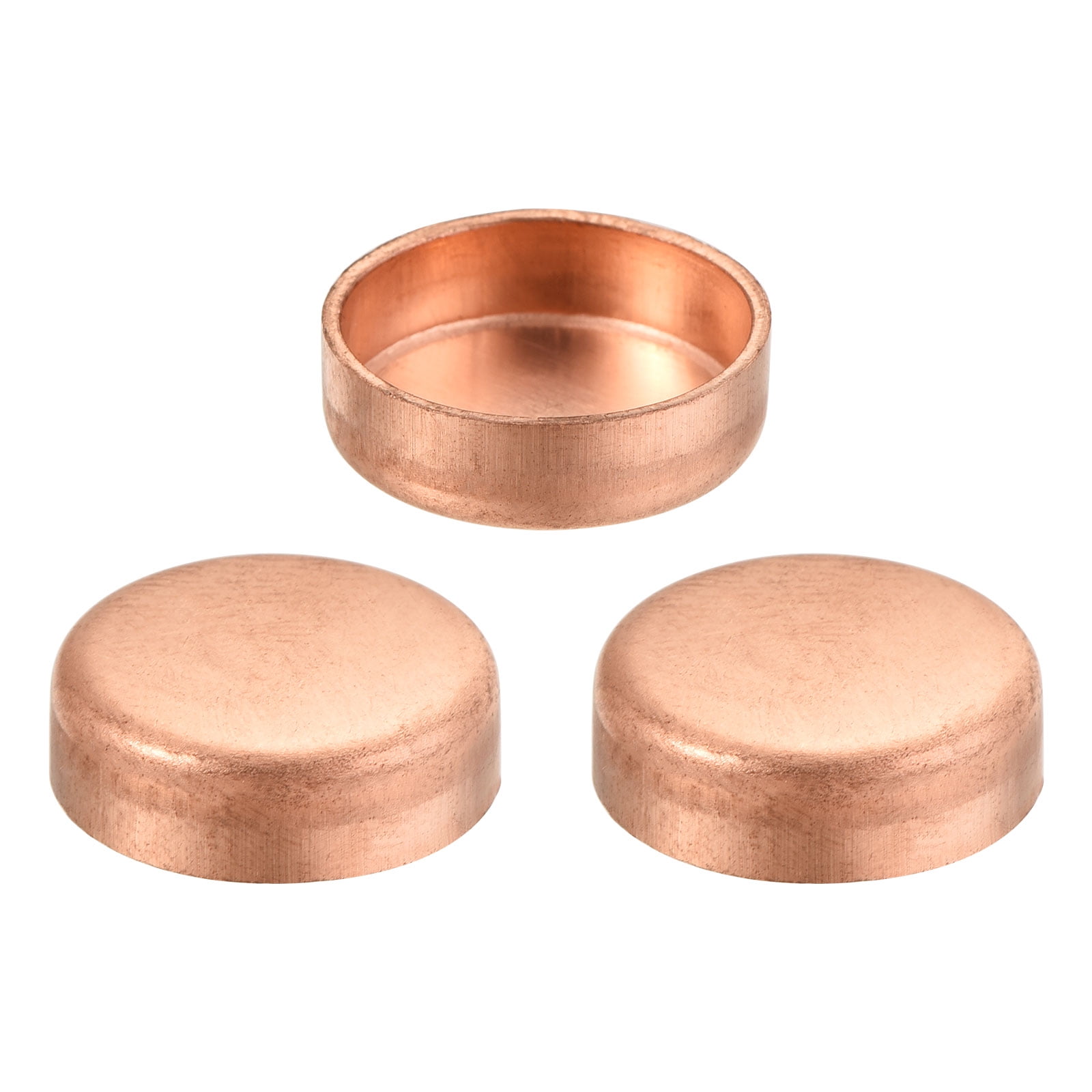 Uxcell Copper End Cap Pipe Fitting Sweat Plug Connection for Water ...