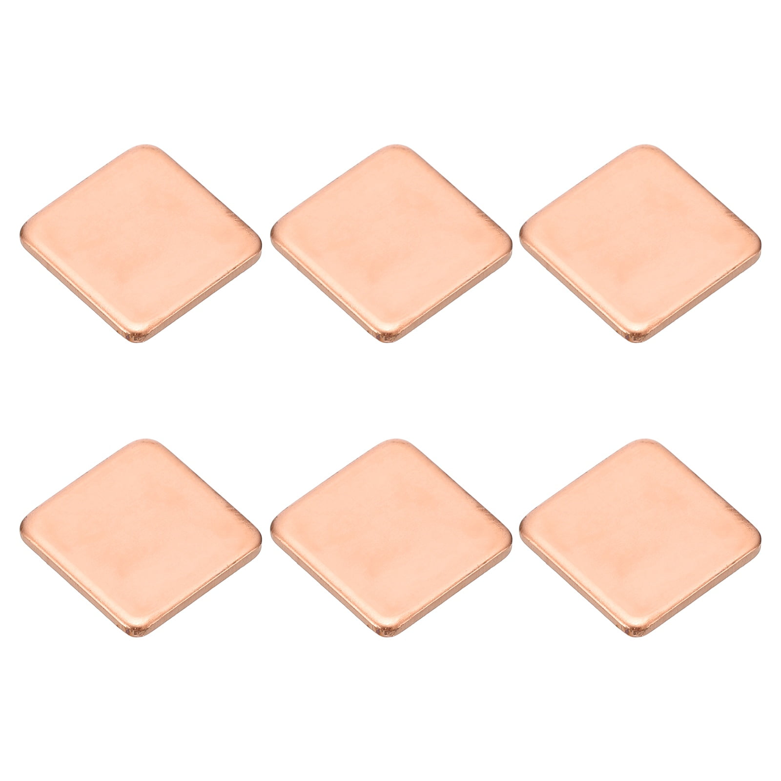 Uxcell Copper Heatsink,Copper Pad Shim IC Chipset GPU CPU Thermal ...