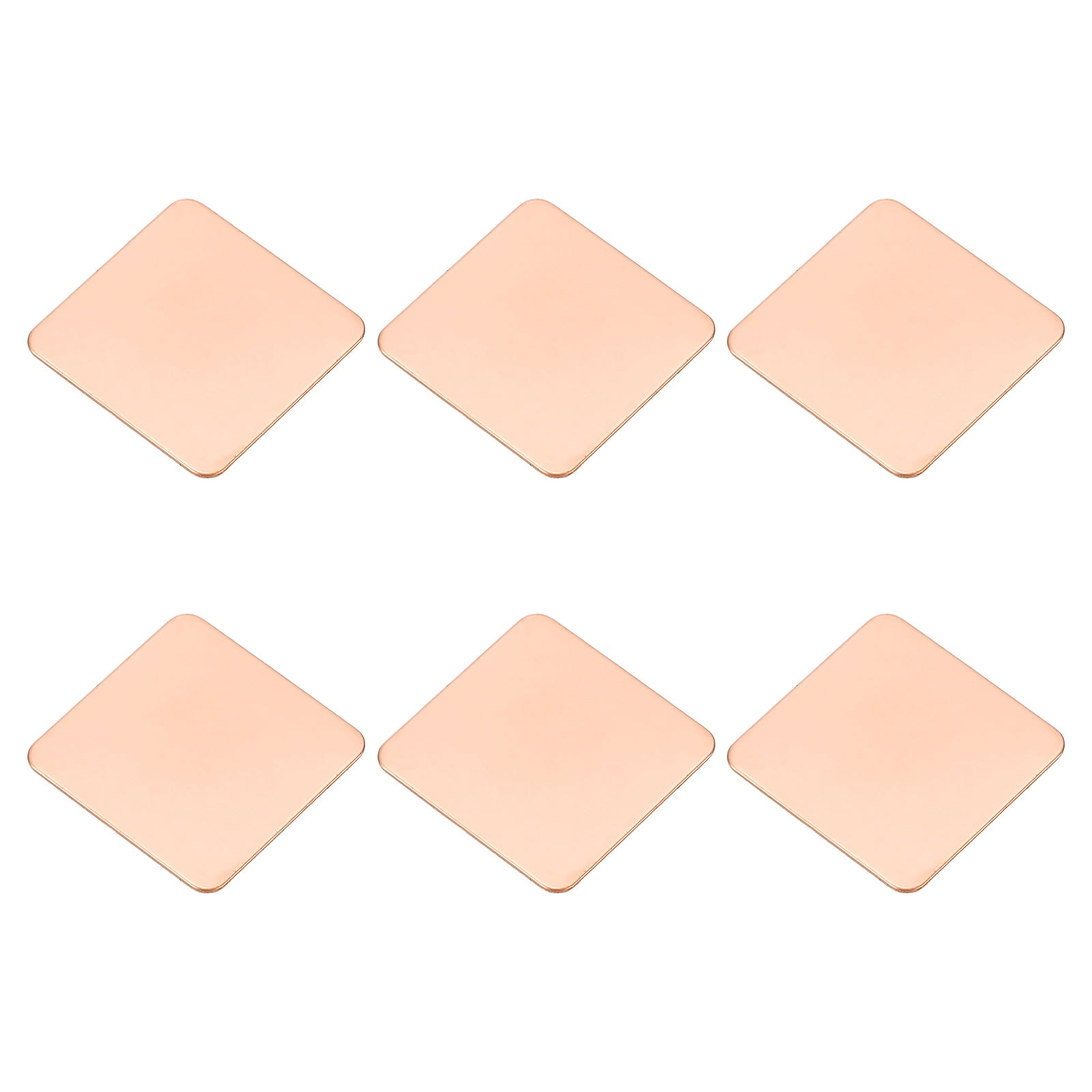 Uxcell Copper Heatsink,Copper Pad Shim IC Chipset GPU CPU Thermal ...