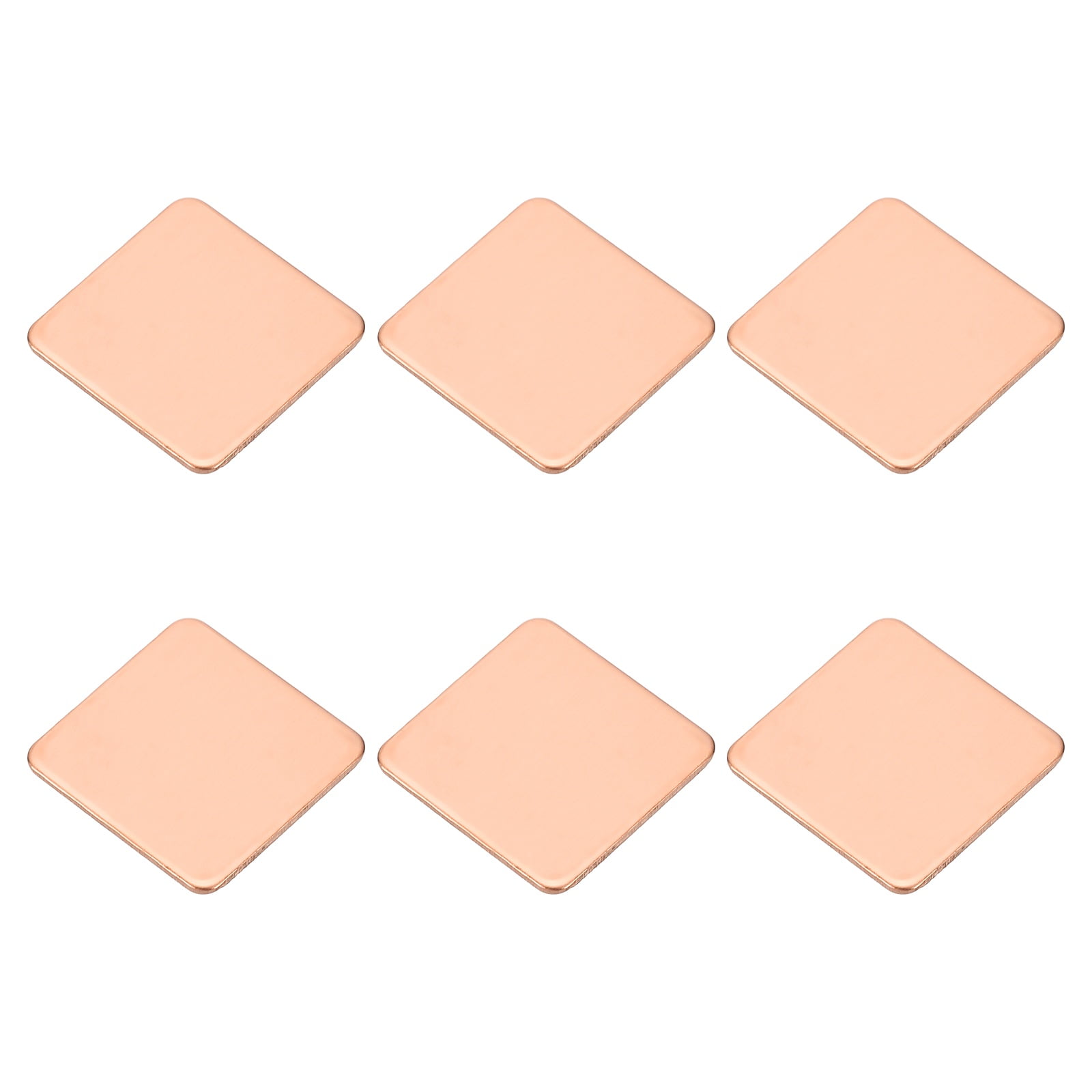 Uxcell Copper Heatsink,Copper Pad Shim IC Chipset GPU CPU Thermal ...