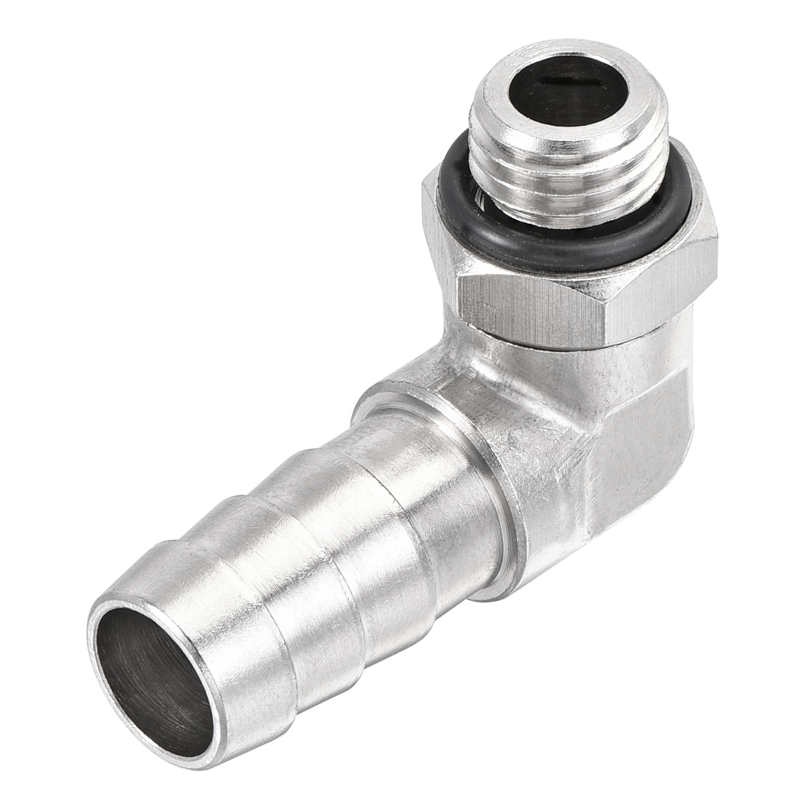 Uxcell Copper Hose Barb Fitting Elbow 12mm Barbed M12x1.5 Male Thread ...