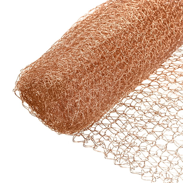 Uxcell Copper Mesh Blocker Stopper Mesh Fill Fabric Mesh 40 x 4inch for ...