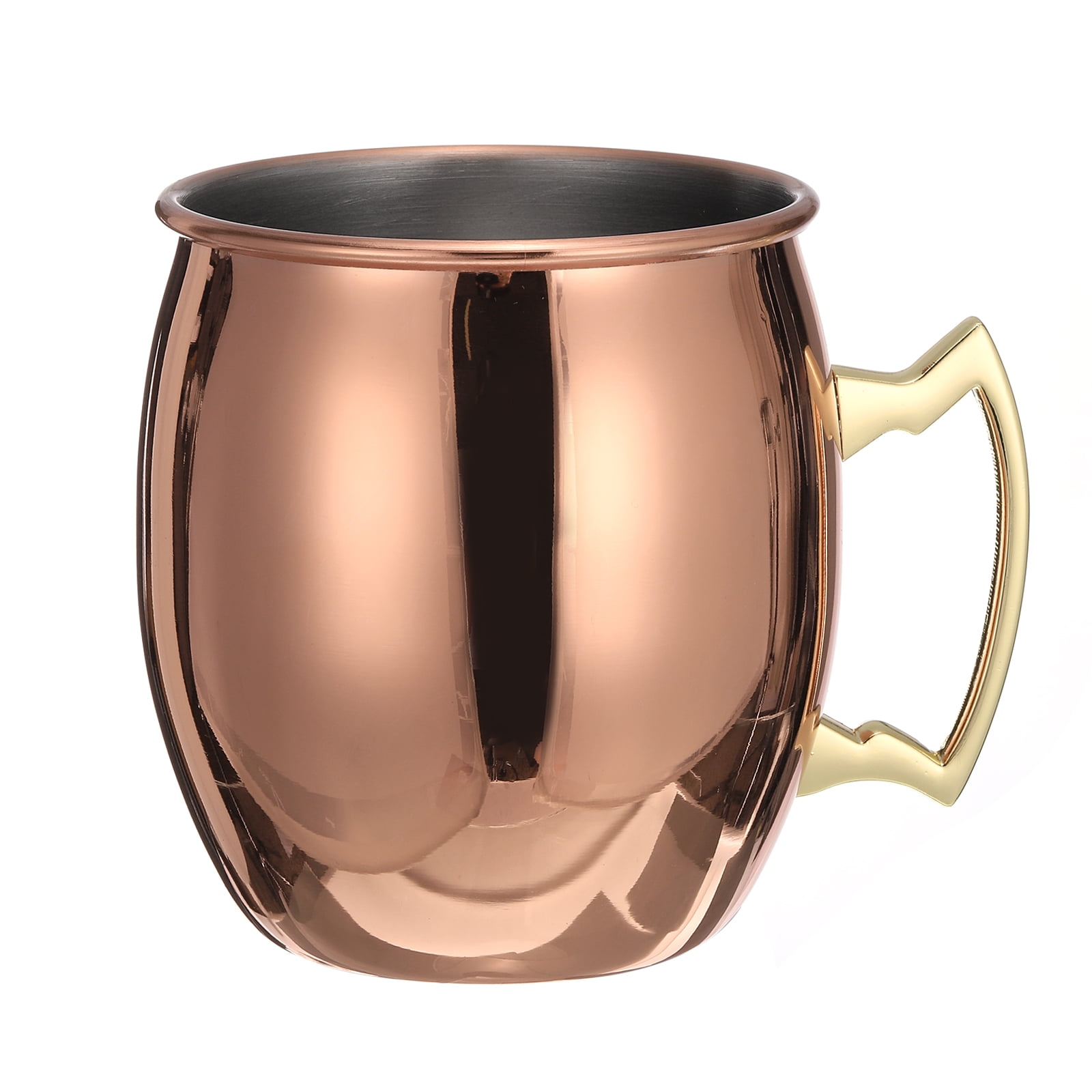 Uxcell Copper Mugs 530ml/19 OZ Cocktail Mugs, 1Pack Pure Copper Plated ...