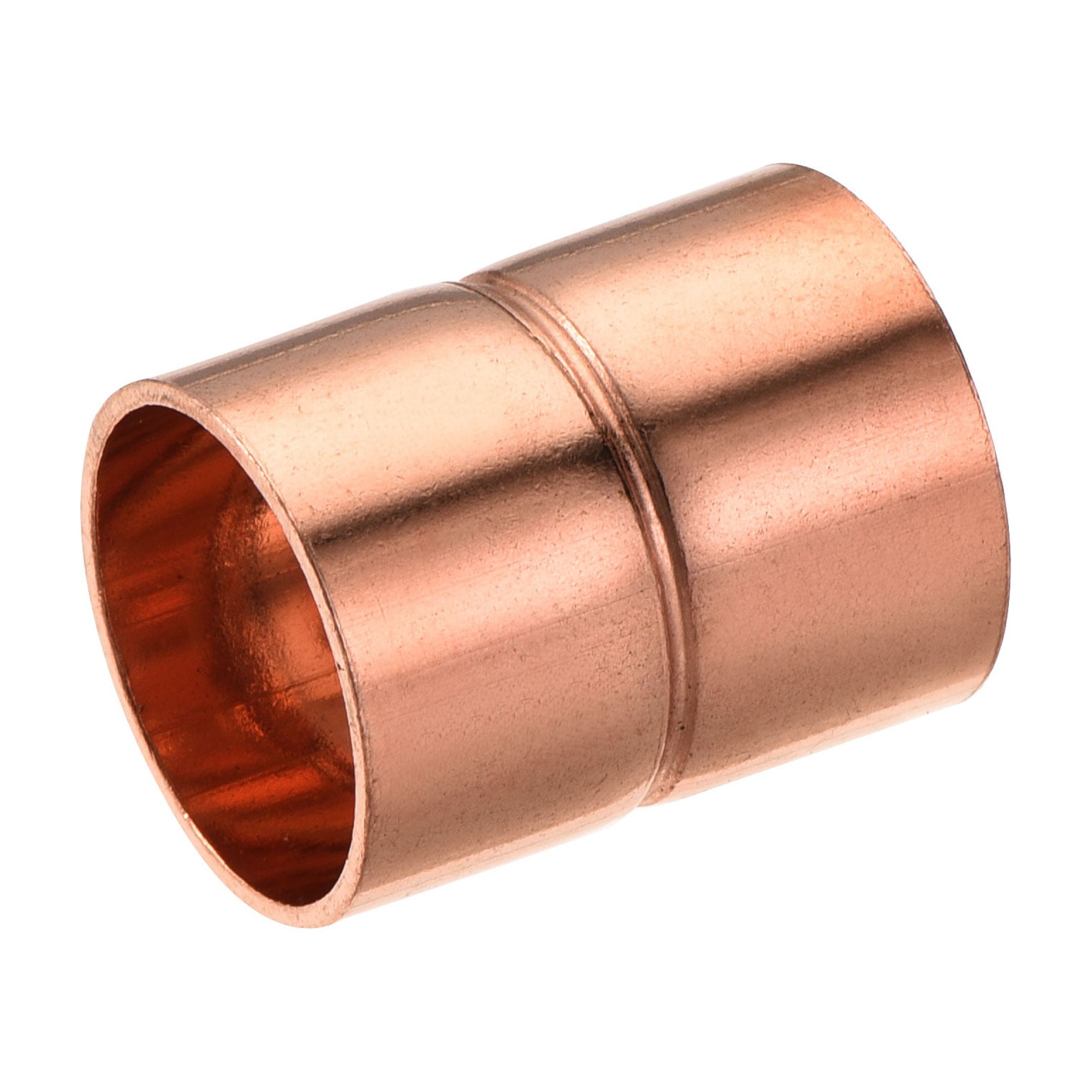 Uxcell Copper Pipe, Coupling, Straight Connecting Adapter for Plumbing ...
