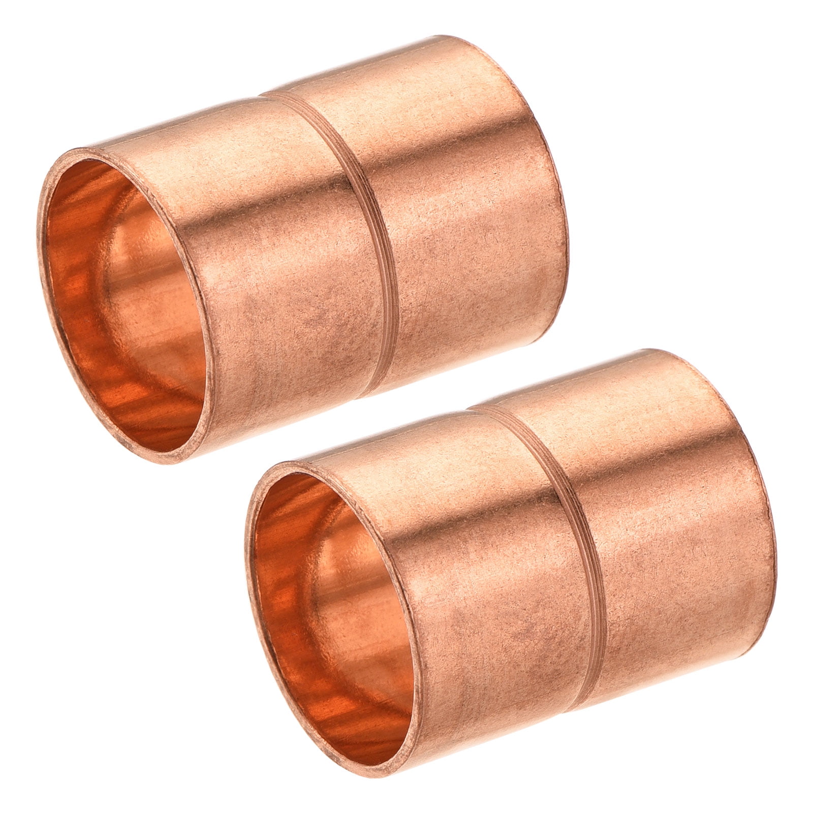 Uxcell Copper Pipe, Coupling, Straight, Connecting Adapter for Plumbing ...