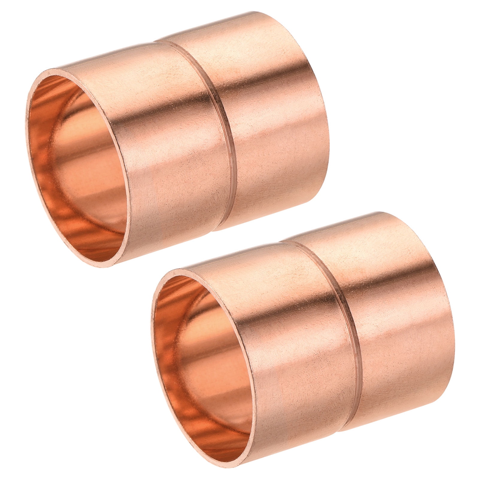 Uxcell Copper Pipe, Coupling, Straight, Connecting Adapter for Plumbing ...