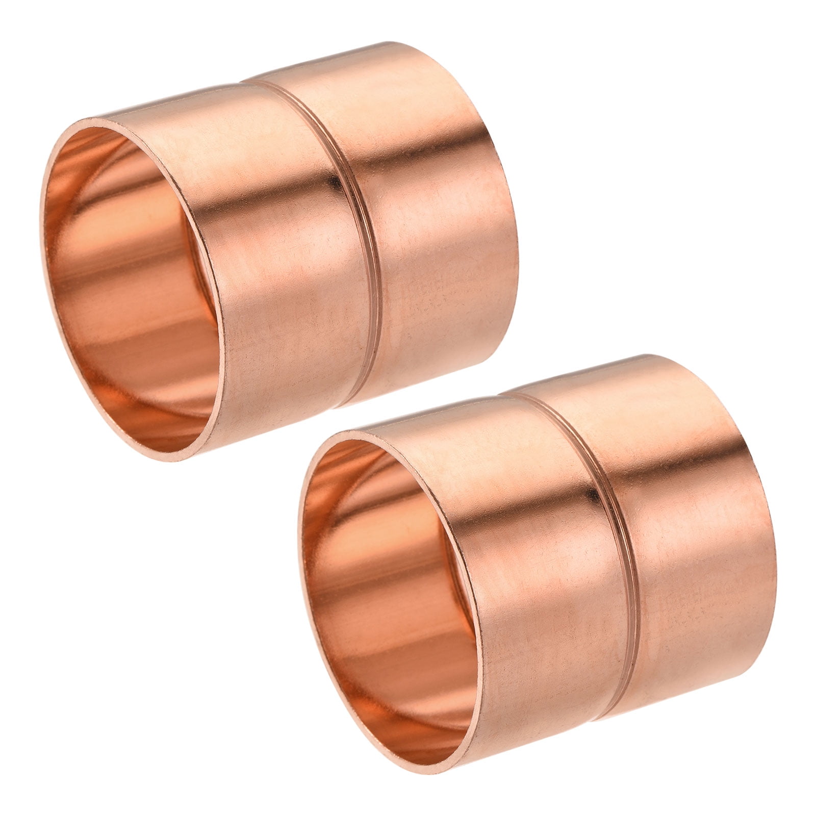 Uxcell Copper Pipe, Coupling, Straight, Connecting Adapter for Plumbing ...