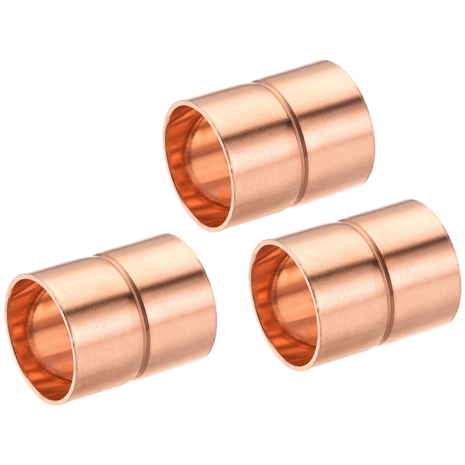 Uxcell Copper Pipe, Straight Connecting Adapter for Plumbing 22mm ...