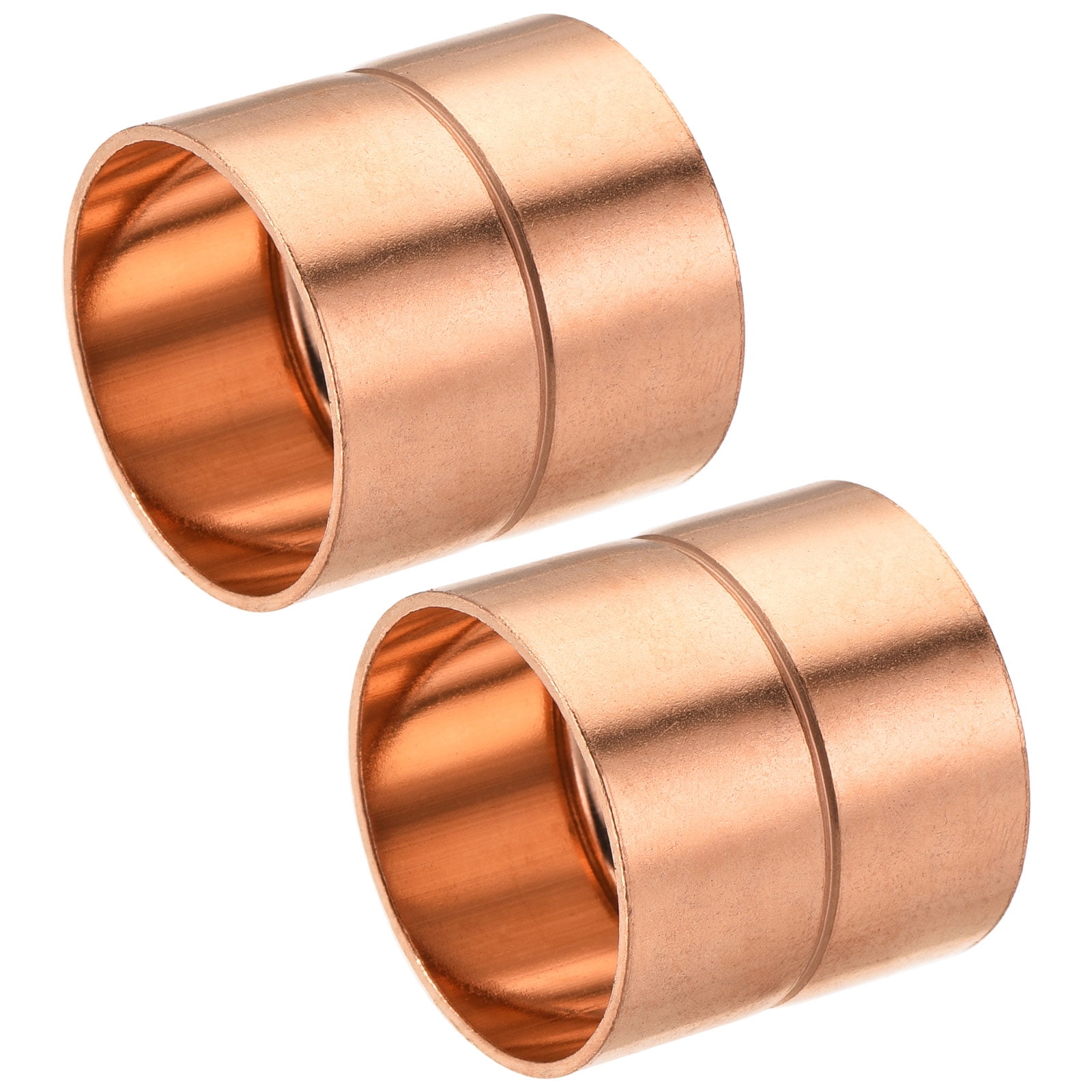 Uxcell Copper Pipe Straight Connecting Adapter for Plumbing 32mm ...