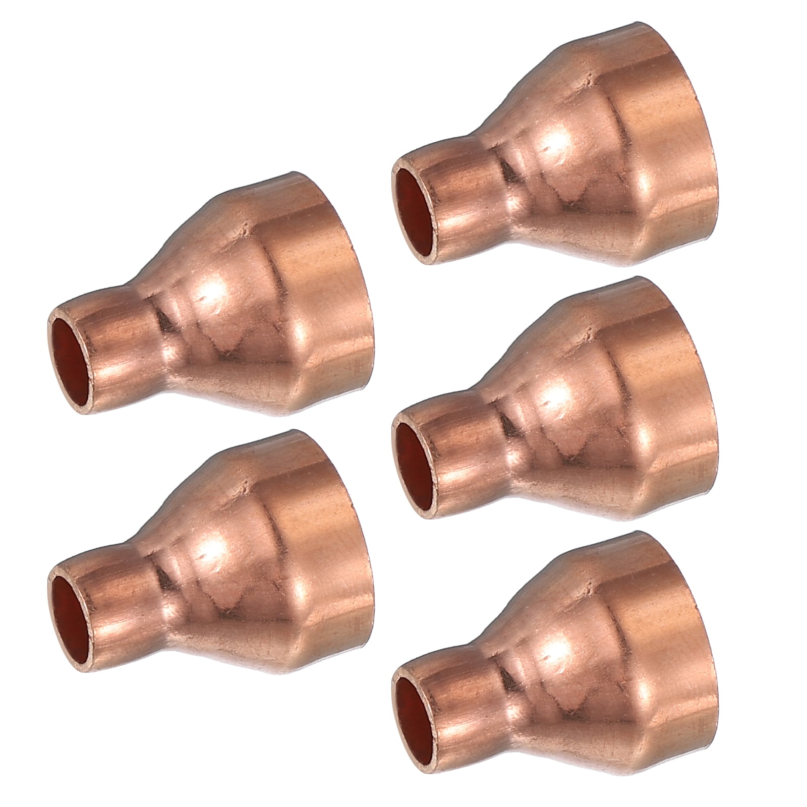 Uxcell Copper Reducer, Reducing Copper Coupling Pressure Fitting Pipes ...