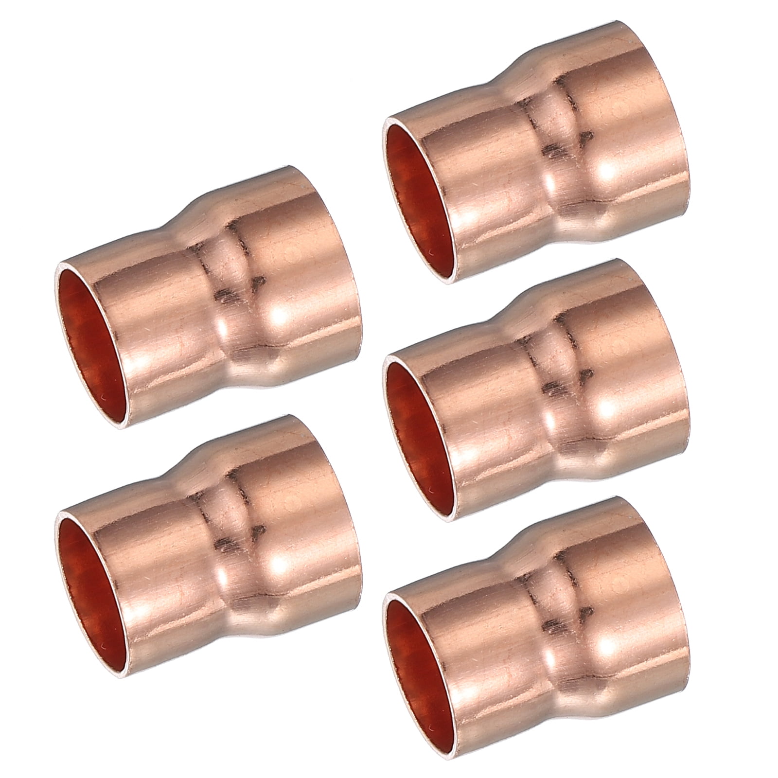 Uxcell Copper Reducer, Reducing Copper Coupling Pressure Fitting Pipes ...