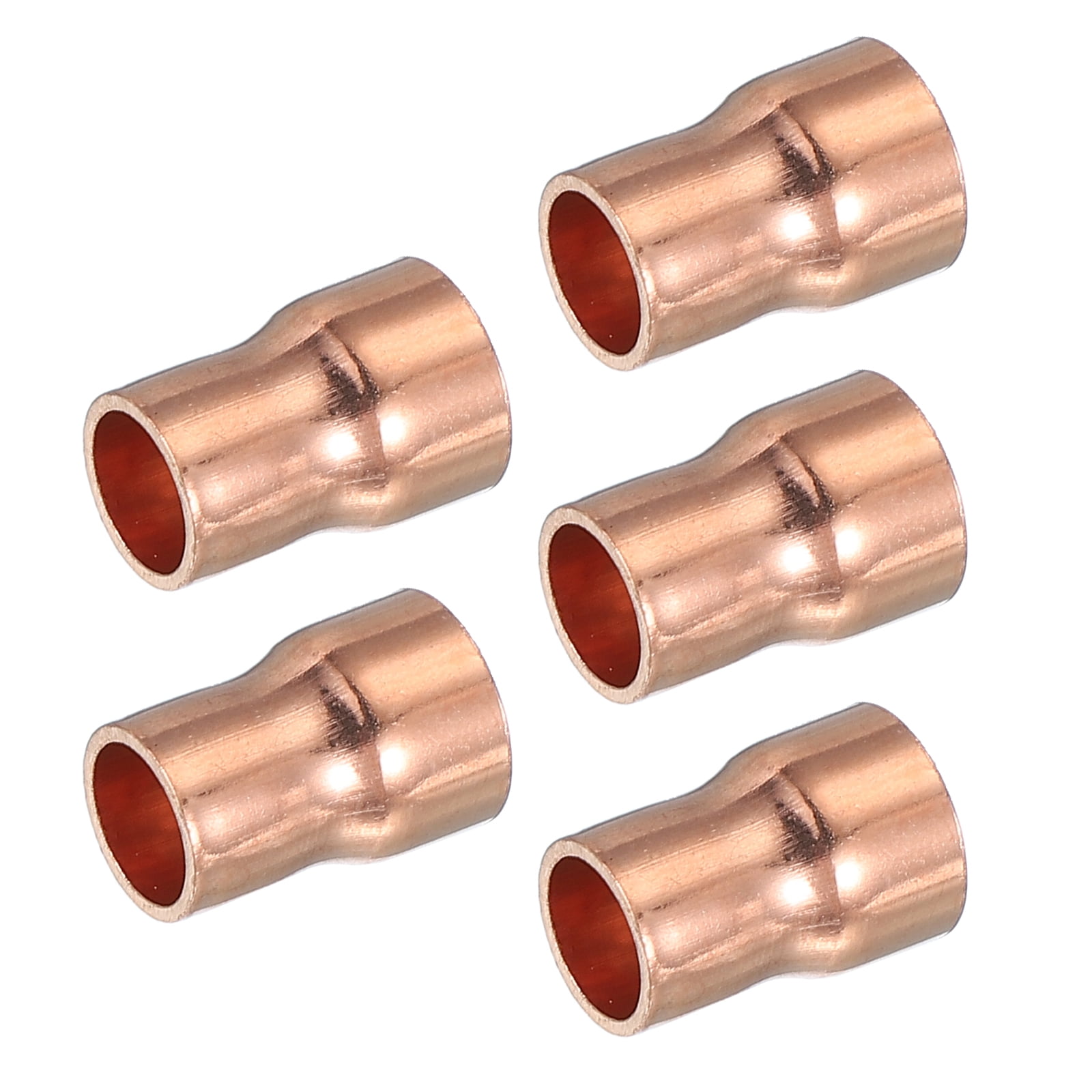 Uxcell Copper Reducer, Reducing Copper Coupling Pressure Fitting Pipes ...