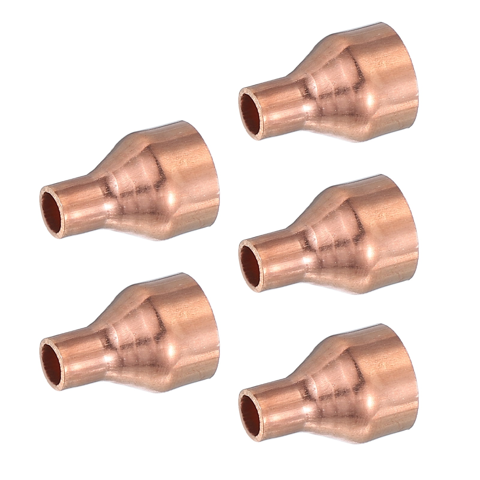 Uxcell Copper Reducer, Reducing Copper Coupling Pressure Fitting Pipes ...